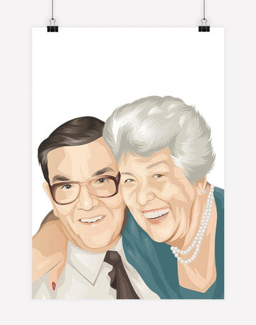 Custom People Portraits Australia | Personalised Wall Art